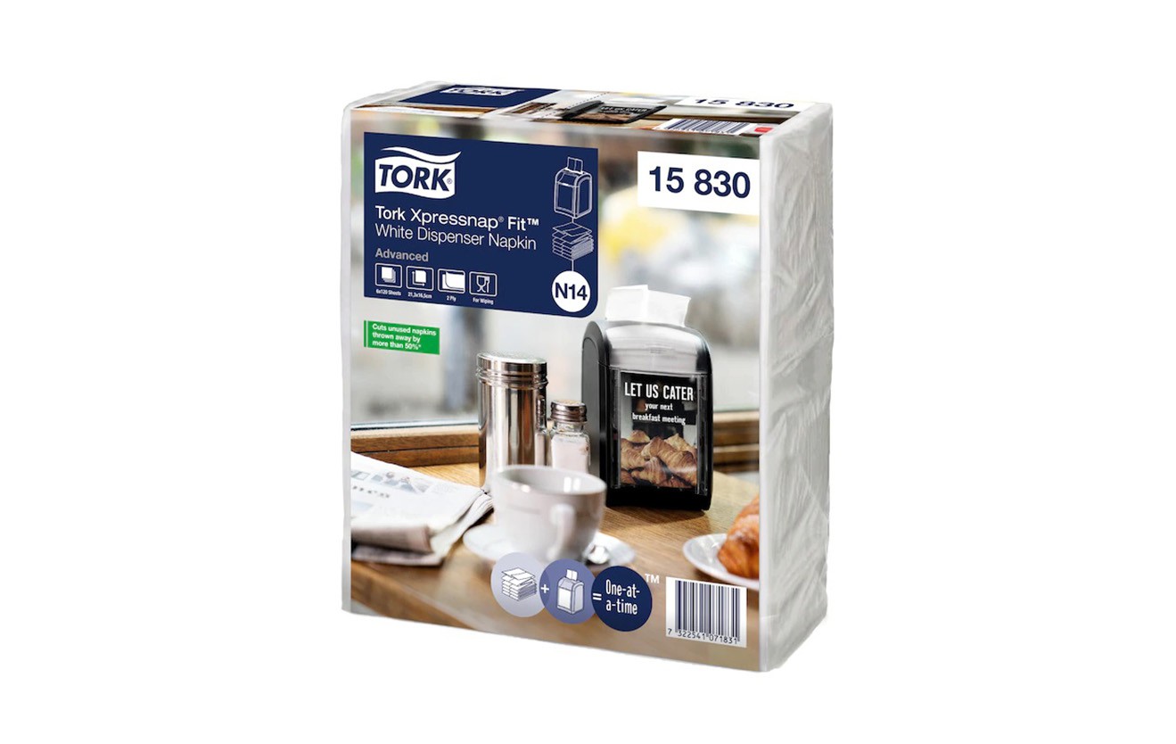 Tork Xpressnap Fit® Natural Dispenser Napkin -12830